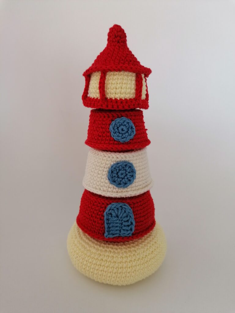 Handmade Soft Stacking Toy LIGHTHOUSE - CyBay